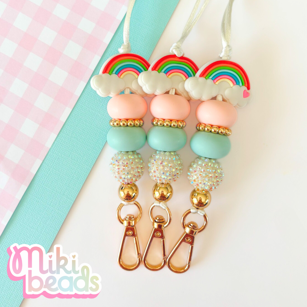 Dreamy Rainbow Lanyard – MIKIBEADS