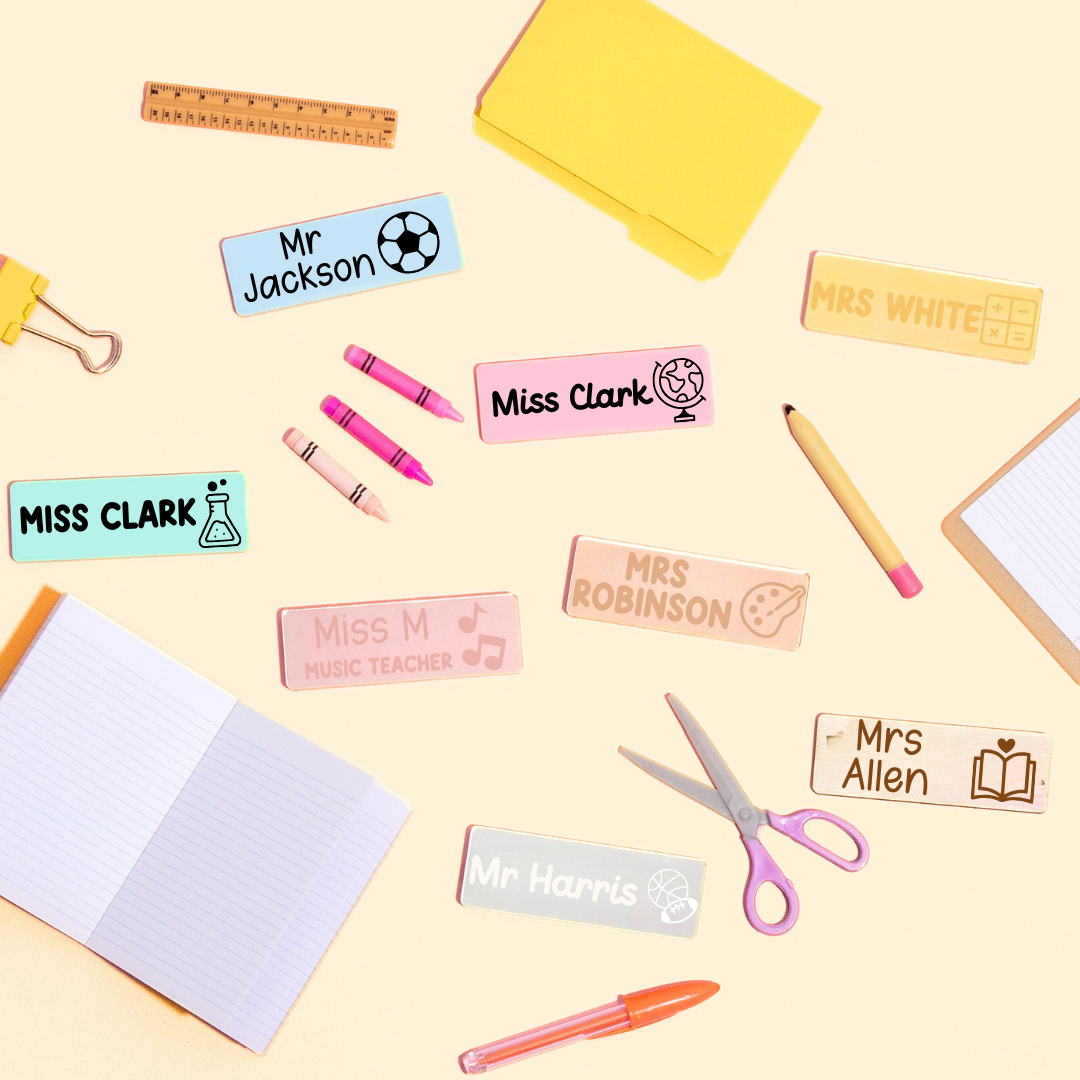 Subject Specific Name Badges – MIKIBEADS